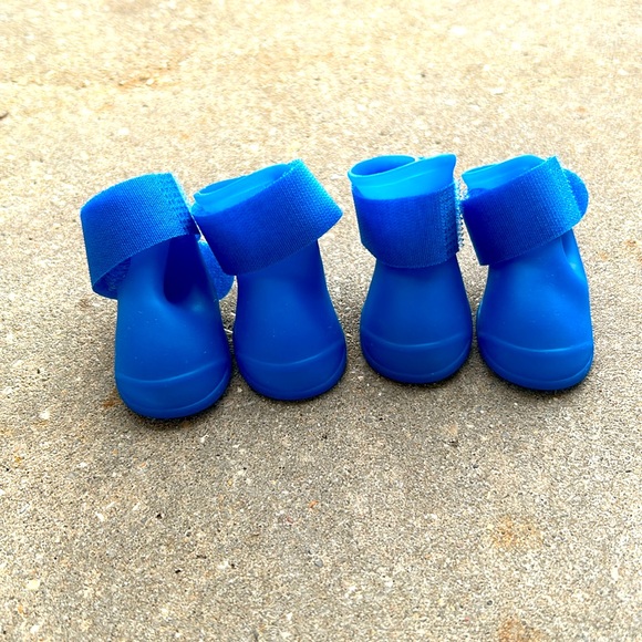 Wags & Wiggles | Dog | Ruff N Tuff Dog Booties Sm Blue Rain Boots 7x13 ...